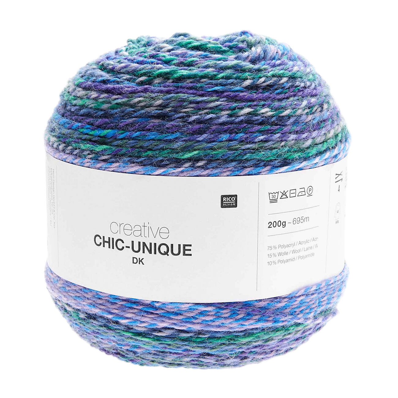 Creative Chic-Unique dk von Rico Design, 12 versch. Farben