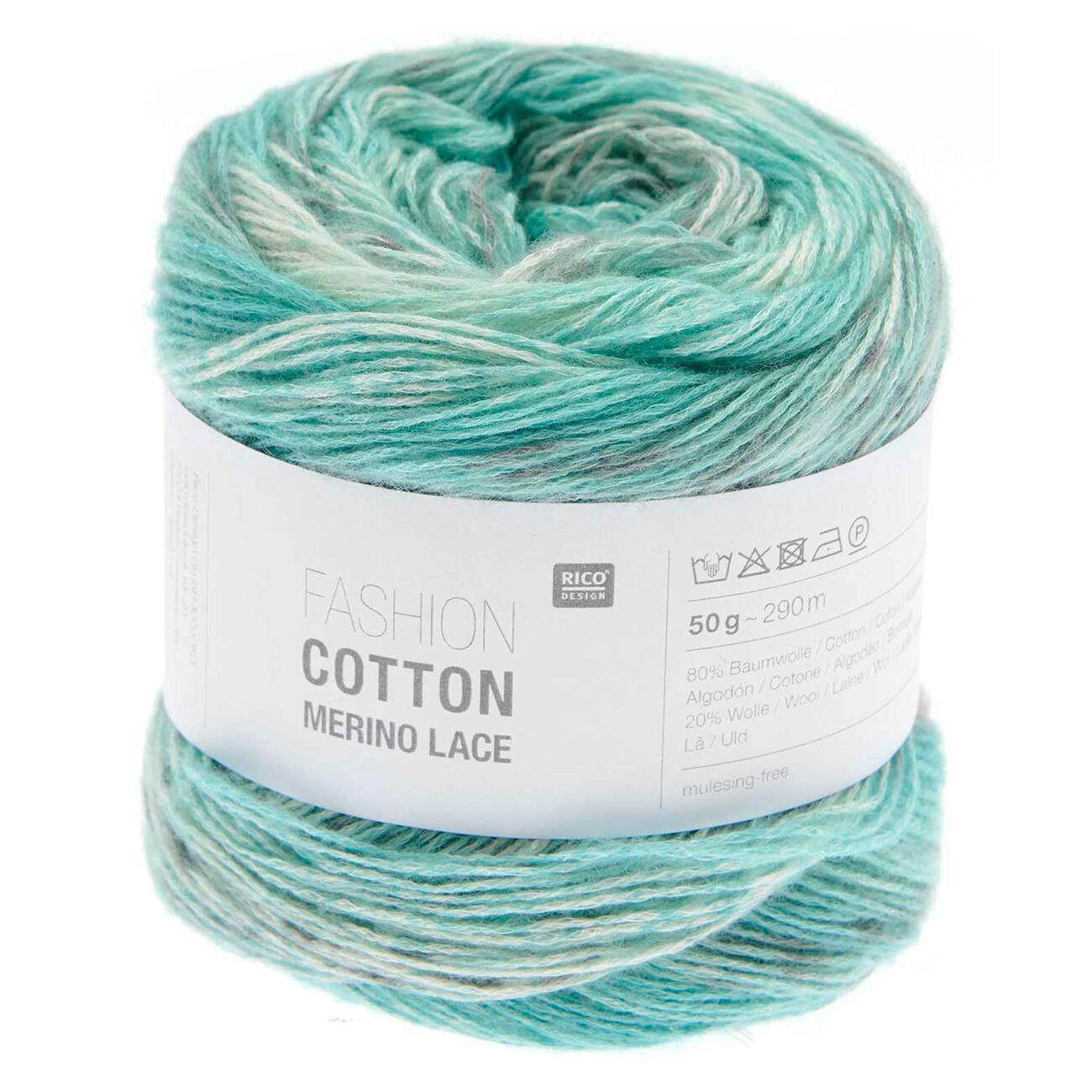Fashion Cotton Merino Lace von Rico Design, 7 versch. Farben