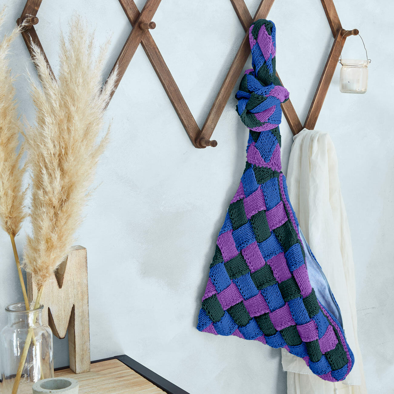 Anleitung 048/1, Entrelac-Tasche aus Cotonara von Junghans-Wolle, 3 ...