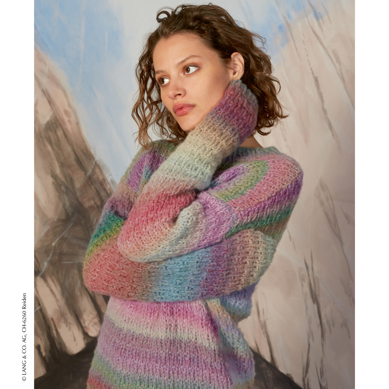 Anleitung 267/3, Pullover aus Orion von LANG Yarns, 1 versch. Farben