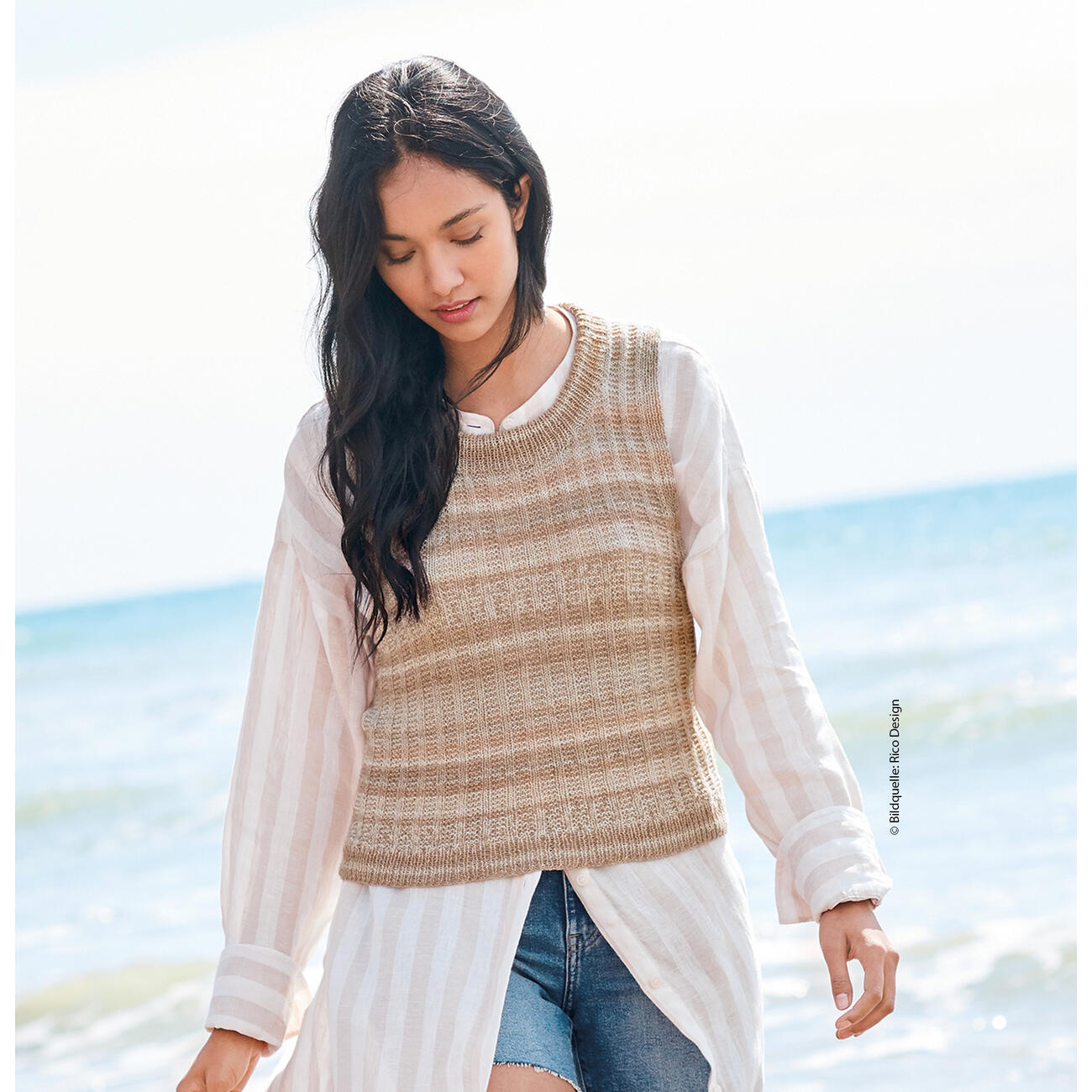 Anleitung 216/4, Top aus Fashion Cotton Merino Lace von Rico Design, 1 ...
