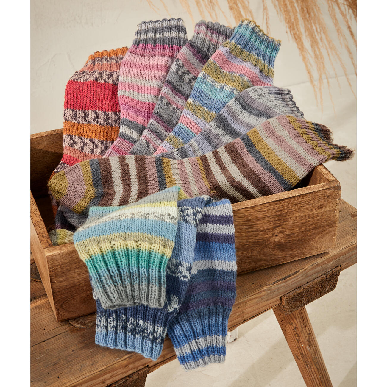 Anleitung 162/3, Socken aus Freizeit 4-fädig von Junghans-Wolle, 1 ...